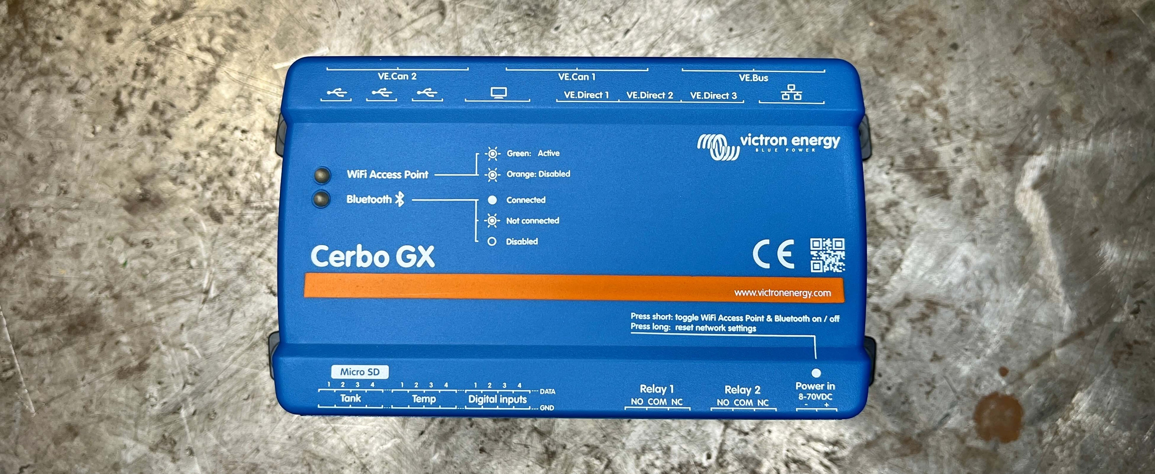 Cerbo MK2 GX Product Improvements — Intelligent Controls